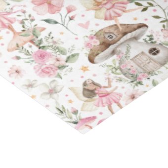 Magical Forest Fairy Themed Garden Tea Party Tissue Paper | Zazzle