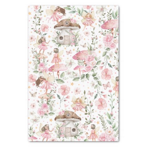 Magical Forest Fairy Themed Garden Tea Party Tissue Paper | Zazzle