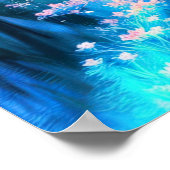 Magical Forest, Mystery of the Blue Light Poster | Zazzle