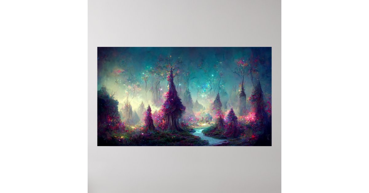 Magical Forest Poster | Zazzle