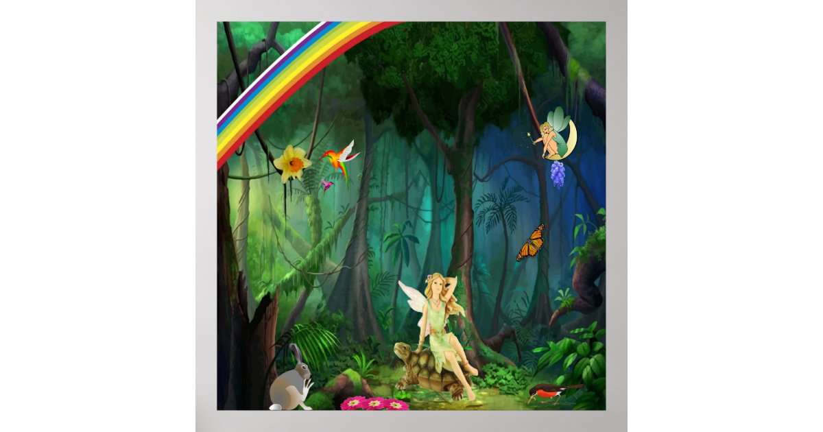 Magical Forest Poster | Zazzle