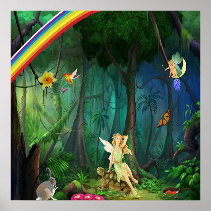 Magical Forest Poster | Zazzle