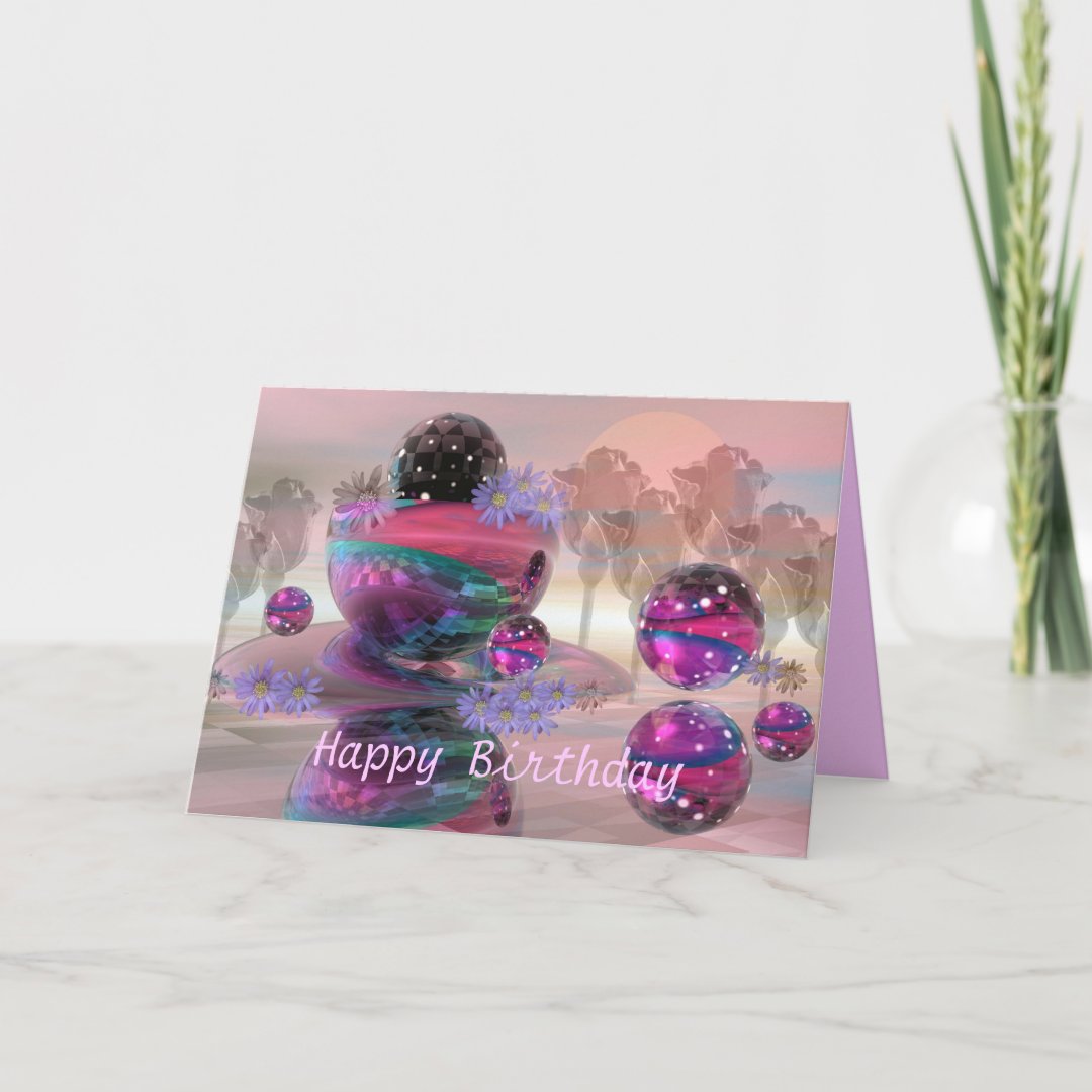 Magical Happy Birthday card | Zazzle