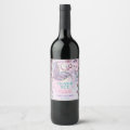 Magical Mermaid Mercat Under the Sea Party Favors Wine Label | Zazzle