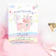 Magical Pastel Rainbow Cute Unicorn Birthday Invitation | Zazzle