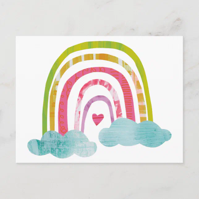 Magical Rainbow Postcard | Zazzle