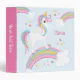 Magical Rainbow Unicorn Personalized Kids 3 Ring Binder | Zazzle