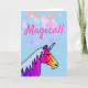 Magical Rainbow Unicorn Valentine`s day Card | Zazzle
