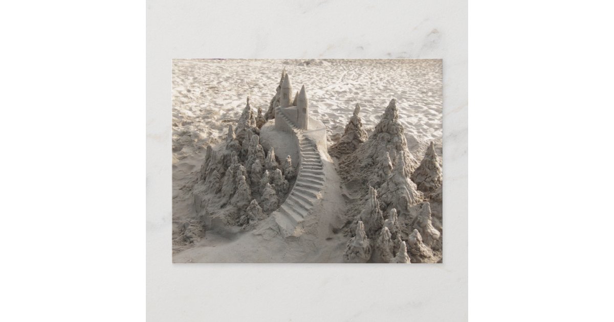 Magical Sand Castle Postcard | Zazzle