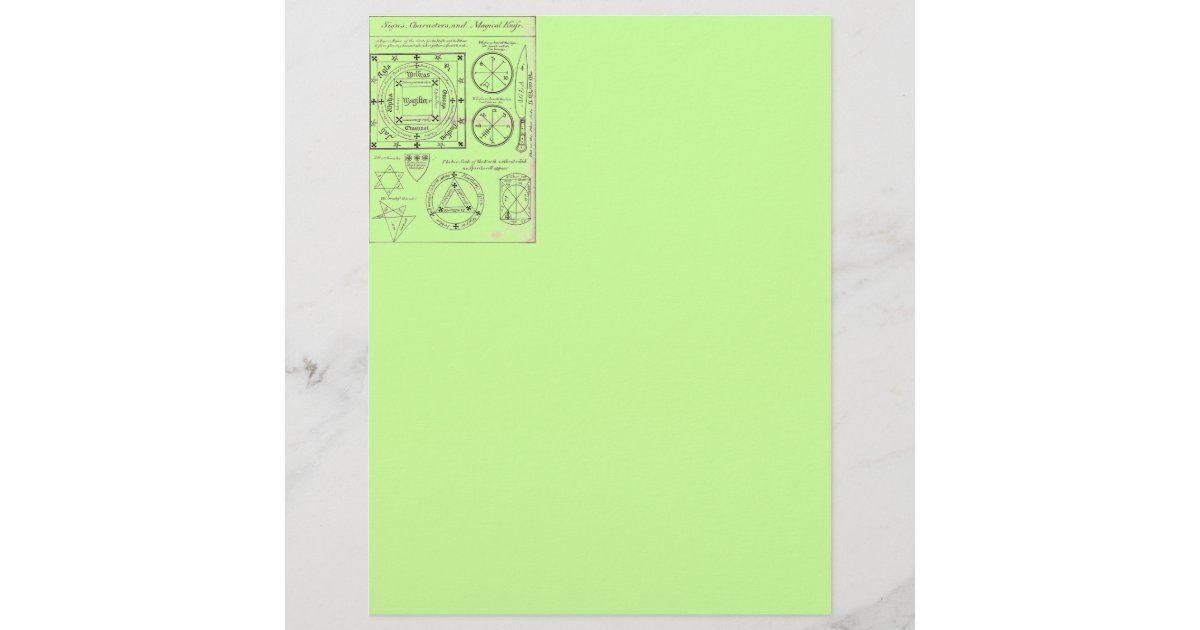 Magical Signs Letterhead | Zazzle