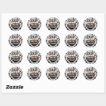 Magical Soup Sticker - Kitchen Witch | Zazzle