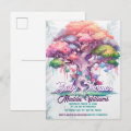 Magical Tree of Life Baby Shower Announcement Postcard | Zazzle