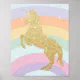 MAGICAL UNICORN RAINBOW POSTER | Zazzle