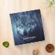 Magical Wild Wolf with Amazing Blue Eyes 3 Ring Binder | Zazzle