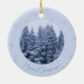 Magical winter forest - Ceramic Ornament | Zazzle