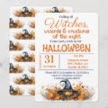 Magical Witches and Wizards Halloween Party Invitation | Zazzle