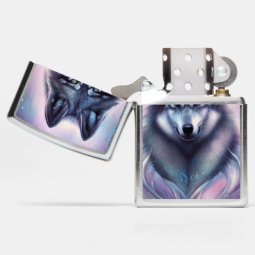 Magical Wolf Zippo Lighter | Zazzle