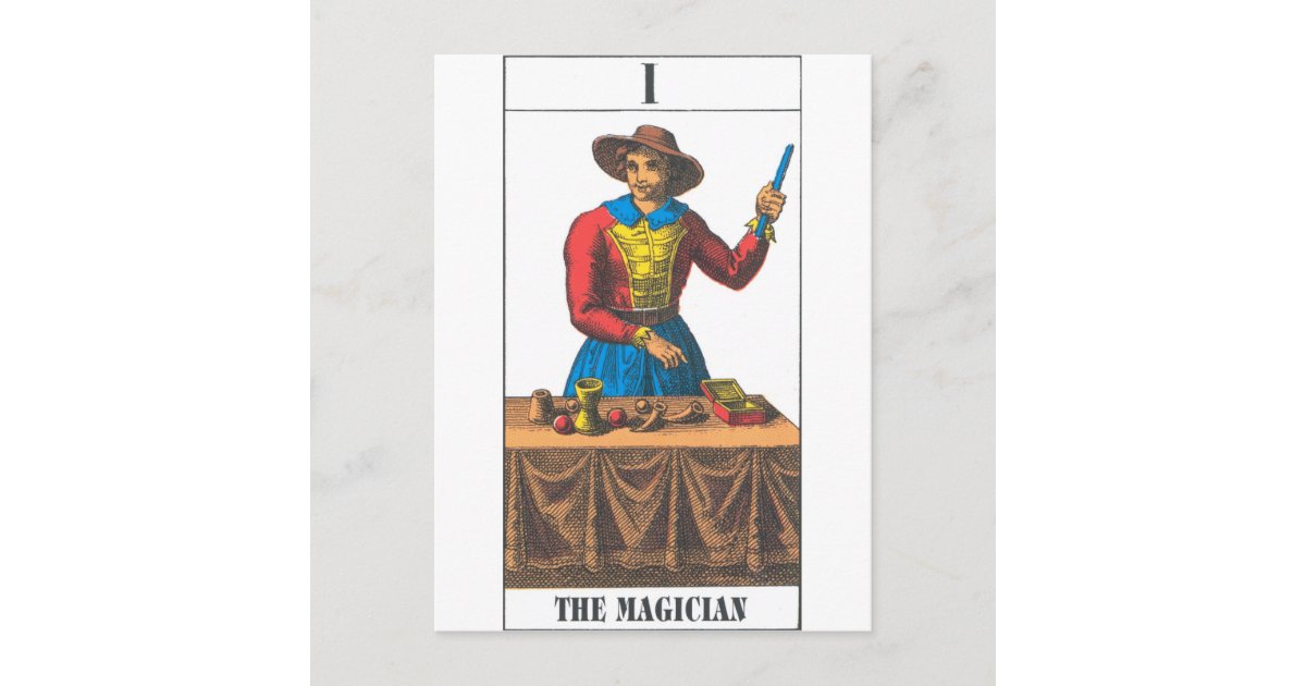 magician postcard | Zazzle