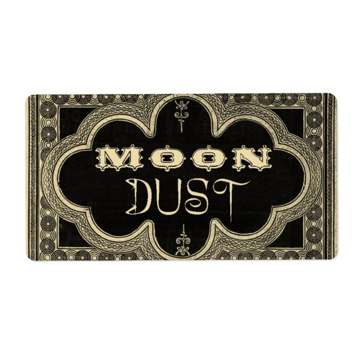 Magick - Moon Dust Label | Zazzle.com