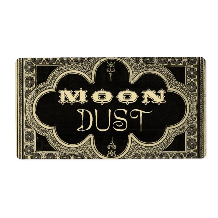 Magick - Moon Dust Label | Zazzle
