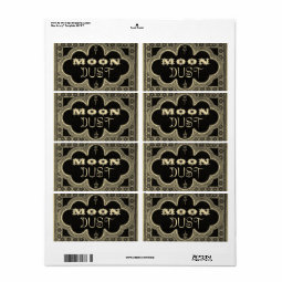 Magick - Moon Dust Label | Zazzle
