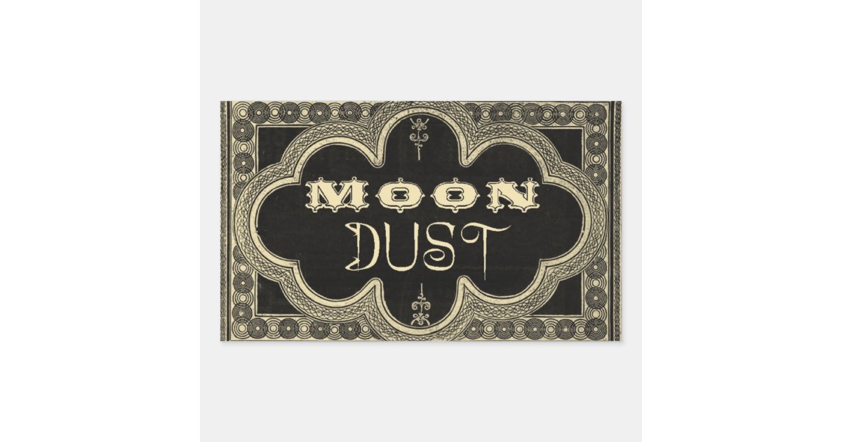 Magick - Moon Dust Rectangular Sticker | Zazzle