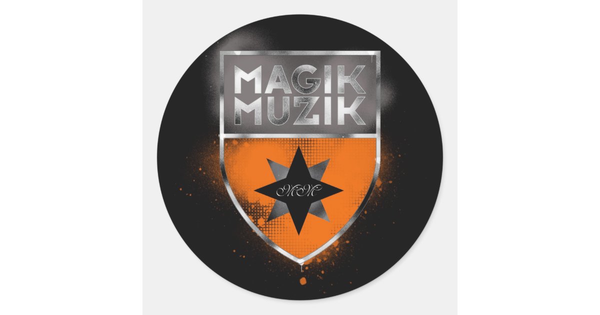 Magik Muzik Sticker | Zazzle