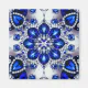 Magnet with Blue White Colors Design | Zazzle