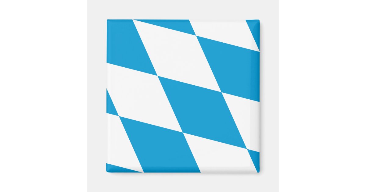Magnet with Flag of Bavaria, Germany | Zazzle