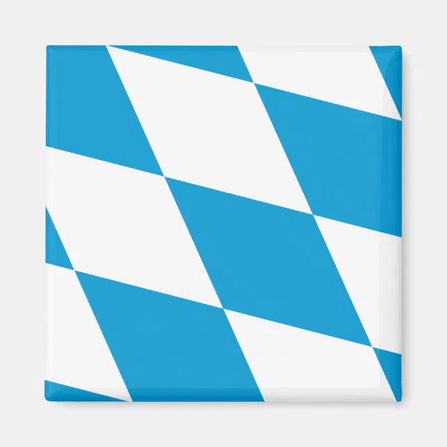 Magnet with Flag of Bavaria, Germany | Zazzle