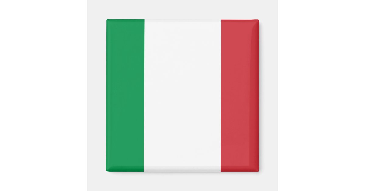 Magnet with Flag of Italy | Zazzle