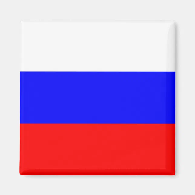 Magnet with Flag of Russia | Zazzle