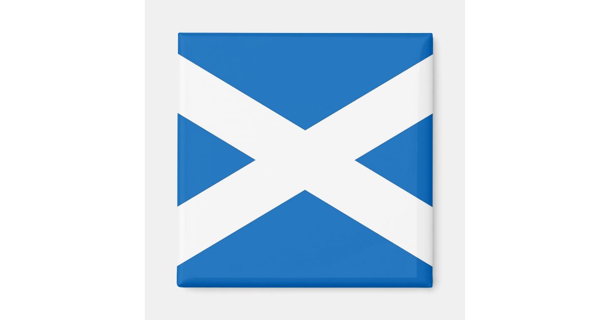 Magnet with Flag of the Scotland | Zazzle