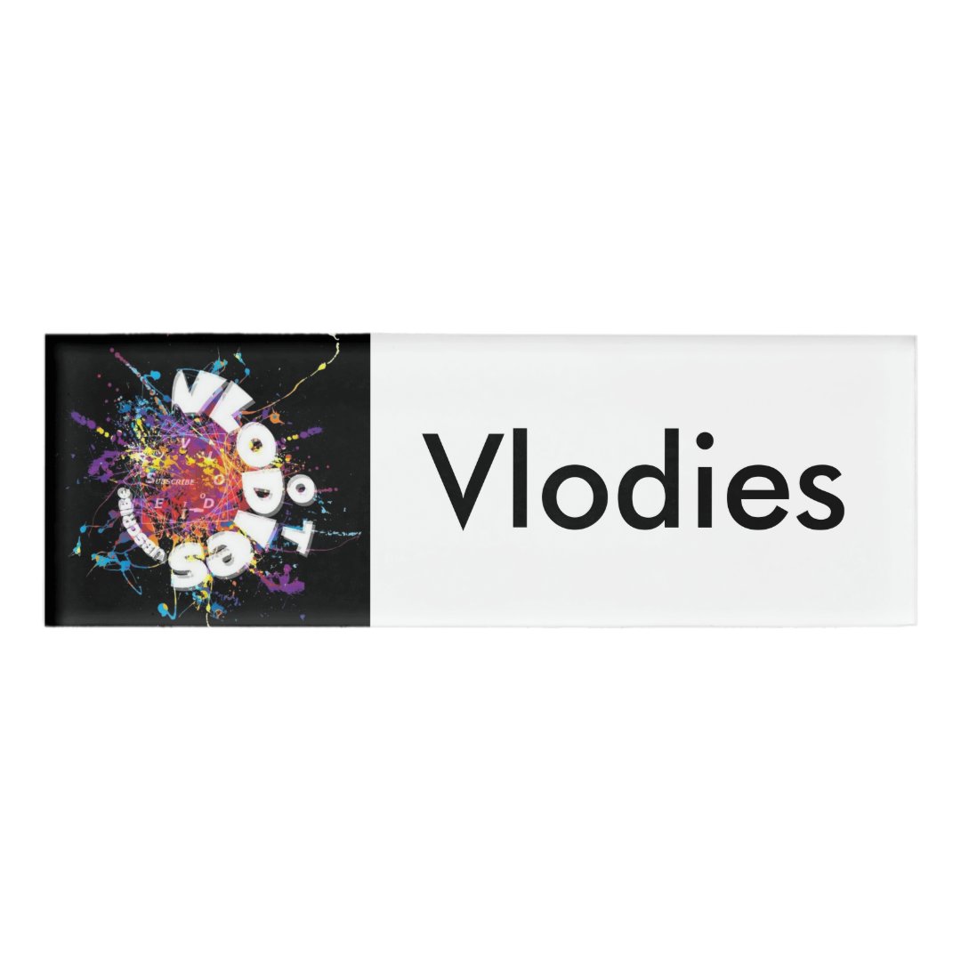 Magnetic Nametag Name Tag | Zazzle