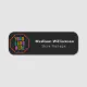 Magnetic or safety pins with Custom logo for empl Name Tag | Zazzle