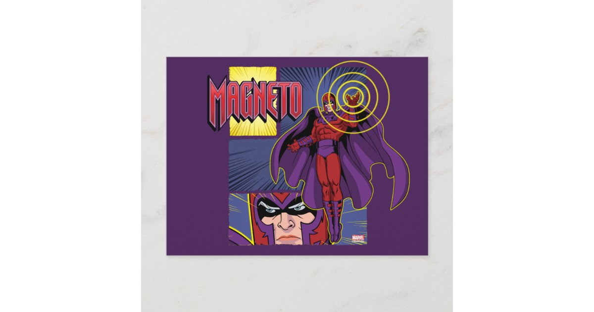 Magneto Character Panel Graphic Postcard | Zazzle