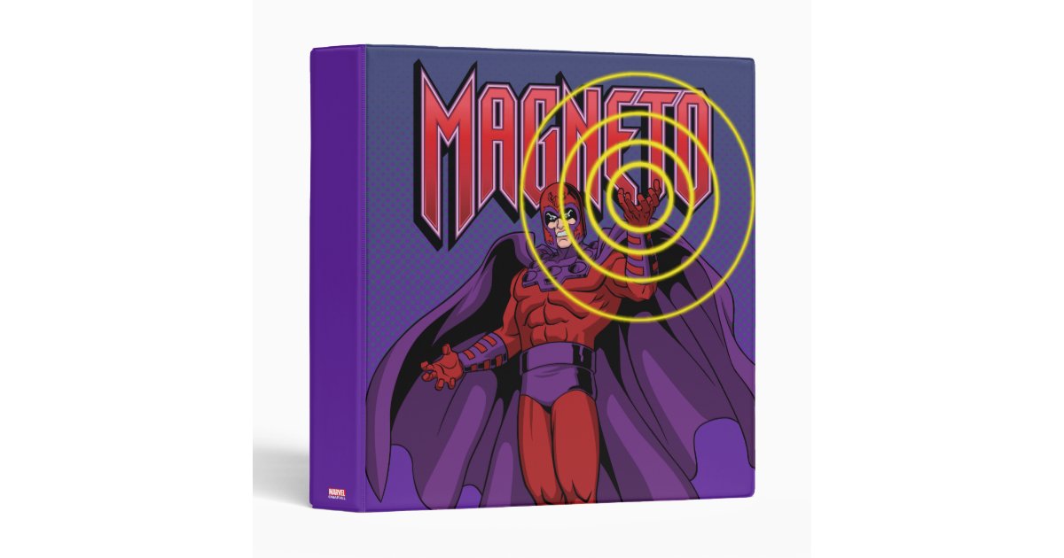 Magneto Character Pose 3 Ring Binder | Zazzle
