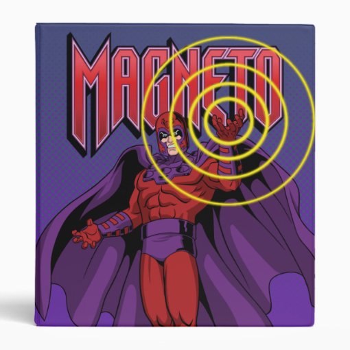 Magneto Character Pose 3 Ring Binder | Zazzle