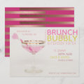 Magnificent 50th BRUNCH BUBBLY Cocktail PINK GOLD Invitation | Zazzle