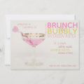 Magnificent 50th BRUNCH BUBBLY Cocktail PINK GOLD Invitation | Zazzle