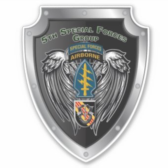 Magnificent 5th Special Forces Group (Airborne) Sticker | Zazzle