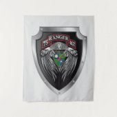 Magnificent 75th Ranger Regimental Scroll Tapestry | Zazzle