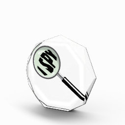 Magnifying Glass Acrylic Award | Zazzle