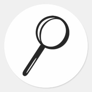 Magnifying Glass Stickers | Zazzle