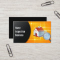 Magnifying Glass Home Inspection Business Card | Zazzle