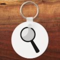 Magnifying Glass Keychain | Zazzle
