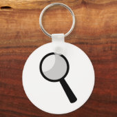 Magnifying Glass Keychain | Zazzle