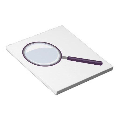 Magnifying Glass Notepad | Zazzle