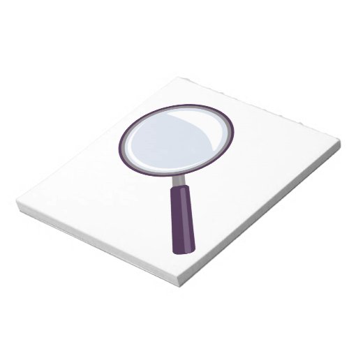 Magnifying Glass Notepad | Zazzle