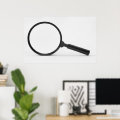 magnifying glass poster | Zazzle